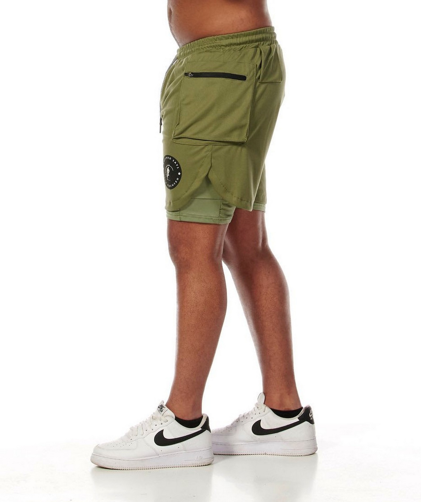 Performance 2-in-1 shorts Green – Kasipro Official